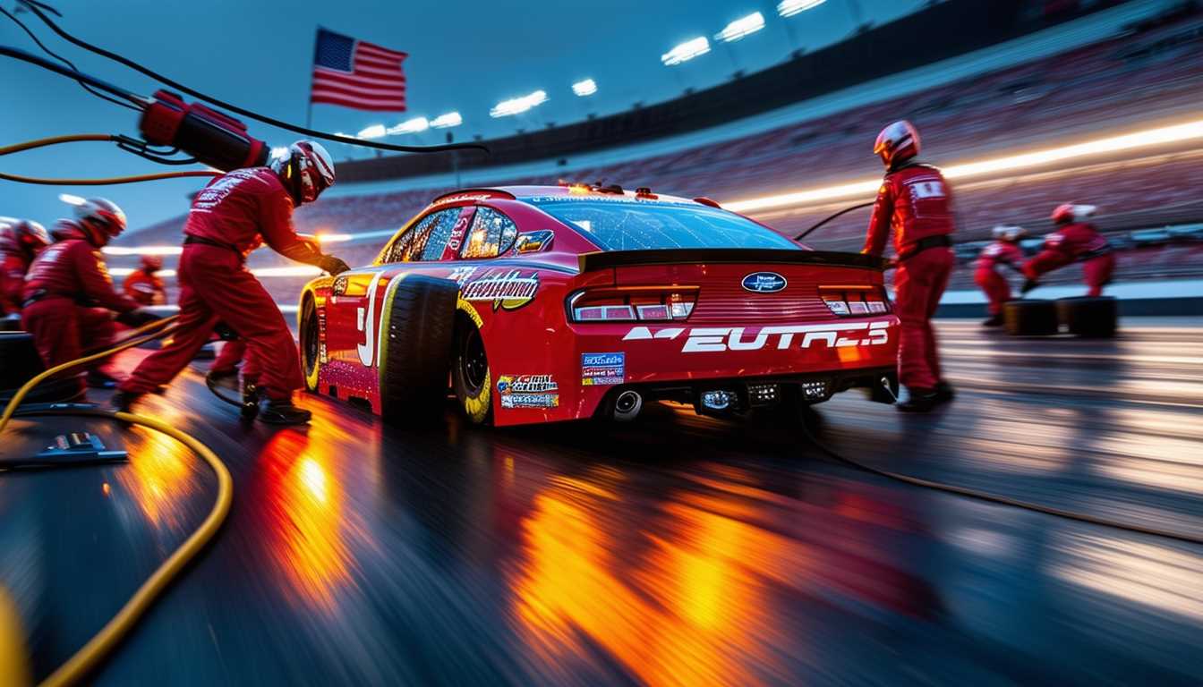 The Speed of NASCAR's Fastest Pit Stops